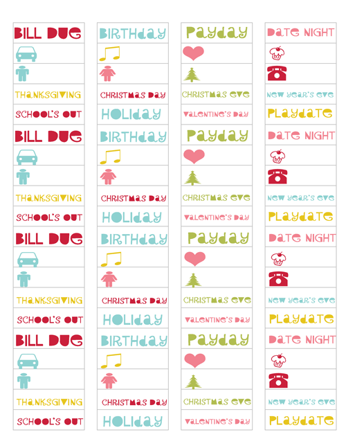 Free Printable Calendar Stickers Kayla Aimee Writes
